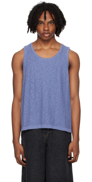 COMMAS - Blue Tuck Stitch T-Shirt