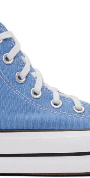 Converse - Blue All Star Lift High-Top Sneakers