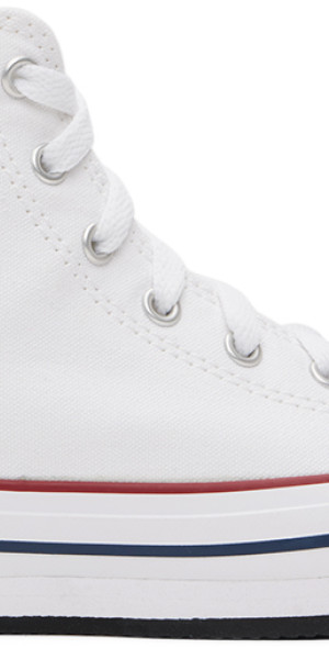 Converse - Kids White Platform Chuck Taylor All Star Big Kids Sneakers