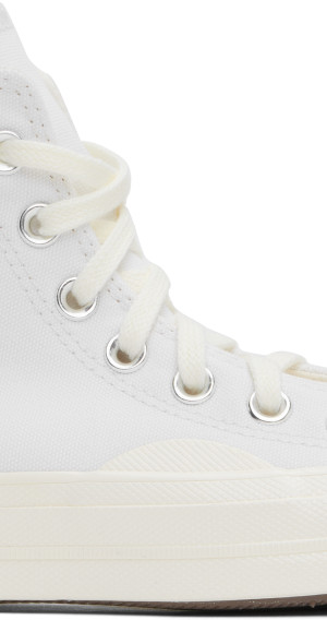 Converse - White Chuck 70 Textured High Top Sneakers