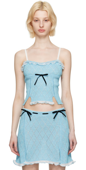 Cormio - Blue Heidi Tank Top