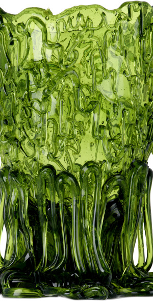 CORSI DESIGN - SSENSE Exclusive Green Medusa Vase