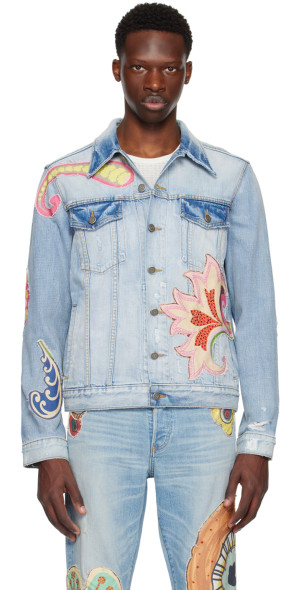 COÛT DE LA LIBERTÉ - Blue Johnny Psycho Denim Jacket