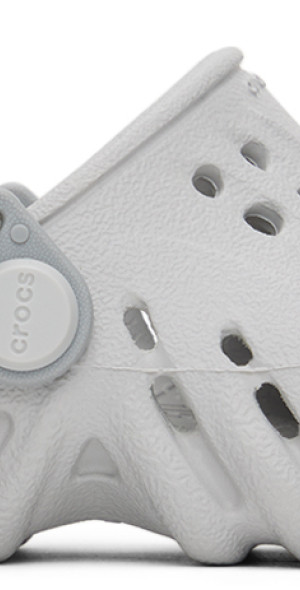 Crocs - Baby Gray Echo Clogs
