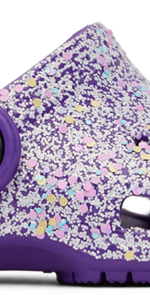 Crocs - Baby Purple Classic Glitter Clogs