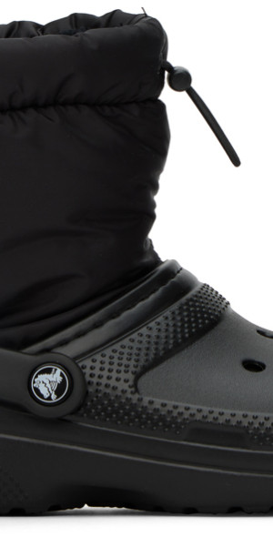 Crocs - Black Classic Lined Neo Puff Boots