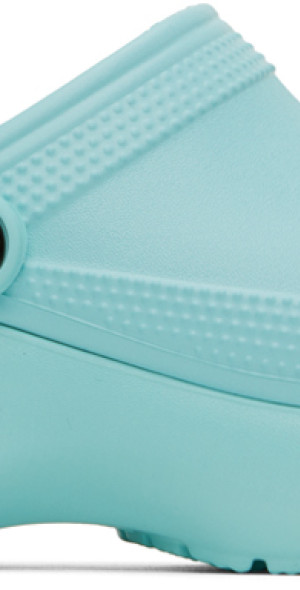 Crocs - Blue Classic Platform Clogs