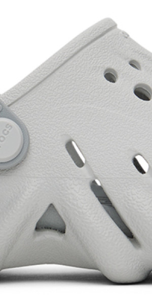 Crocs - Kids Gray Echo Clogs