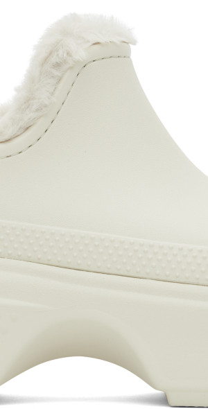 Crocs - Off-White Stomp Shorty Ankle Boots