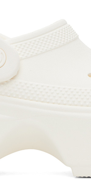 Crocs - White Stomp Clogs