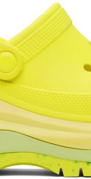 Crocs - Yellow Mega Crush Clogs