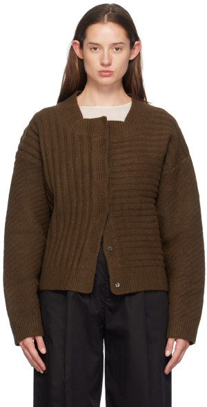 Deiji Studios - Brown OS Square Cardigan
