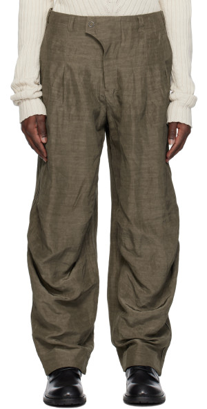 DEVOA - Taupe Baggy Trousers