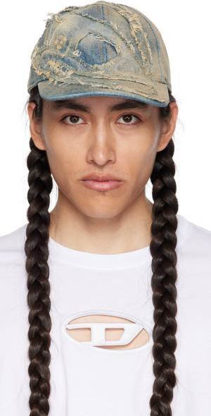 Diesel - Blue C-Obi Denim Cap