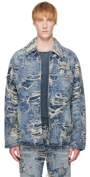 Diesel - Blue D-Ivar-Fsg1 Denim Jacket