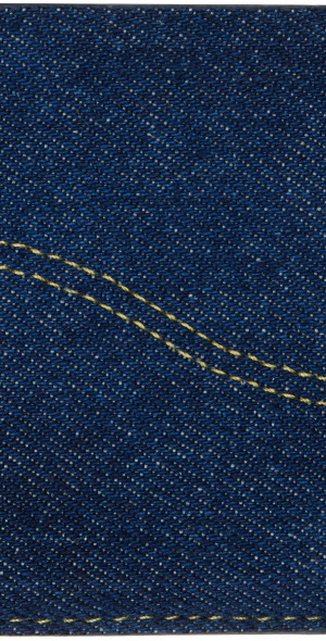 Dime - Blue Cursive Bifold Wallet