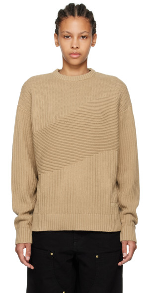 Dime - Tan Wave Sweater