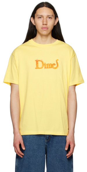 Dime - Yellow Classic Cat T-Shirt