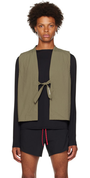 District Vision - Khaki Cropped Vest