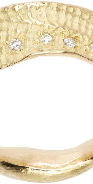 ELHANATI - Gold L'amore Mezuzah Ring