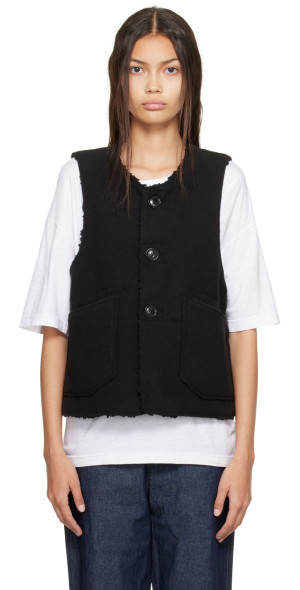 Engineered Garments - Black Over Reversible Vest