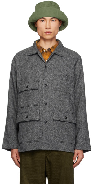 Engineered Garments - Gray Herringbone Jacket