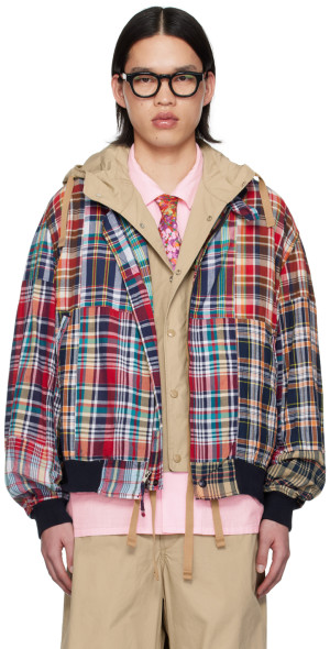 Engineered Garments - Multicolor Patchwork Bomber Jacket
