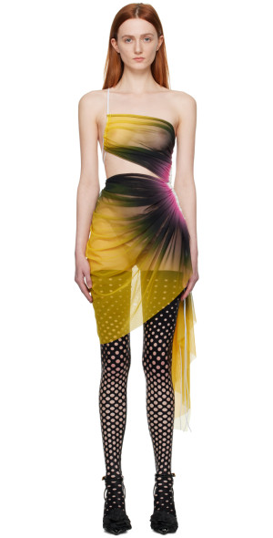 FAL-ASH - Yellow Signature Minidress