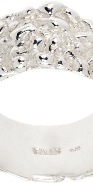 FARIS - Silver Roca Band Ring
