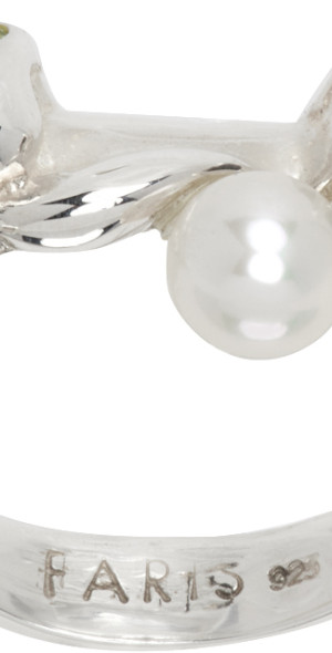 FARIS - SSENSE Exclusive Silver Menage Ring