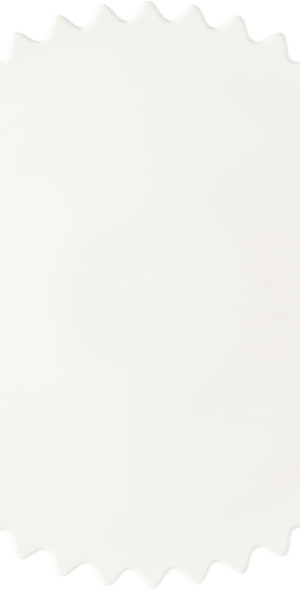 Fazeek - White Zigzag Platter