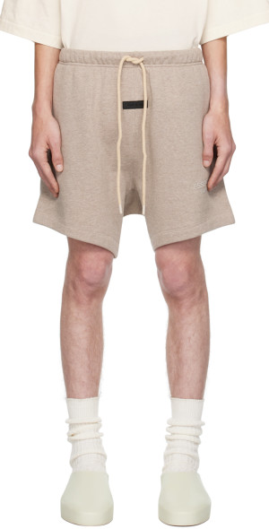 Fear of God ESSENTIALS - Beige Drawstring Shorts