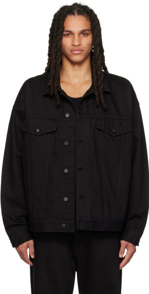 Fear of God ESSENTIALS - Black Patch Denim Jacket
