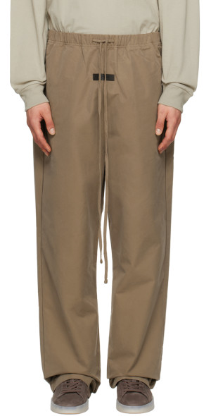 Fear of God ESSENTIALS - Brown Relaxed Track Pants