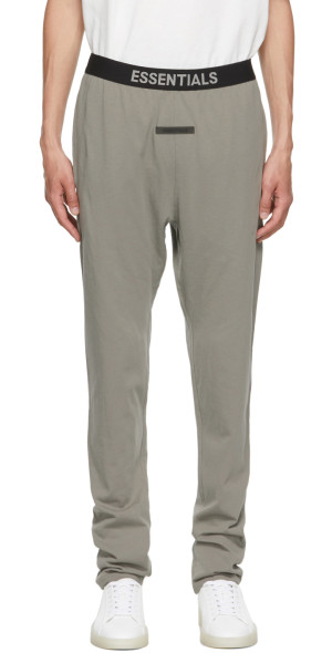 Fear of God ESSENTIALS - Grey Logo Lounge Pants