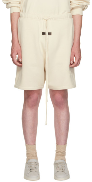 Fear of God ESSENTIALS - Off-White Drawstring Shorts