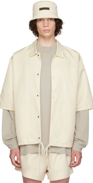 Fear of God ESSENTIALS - Off-White Nylon Shirt