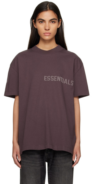 Fear of God ESSENTIALS - SSENSE Exclusive Purple T-Shirt