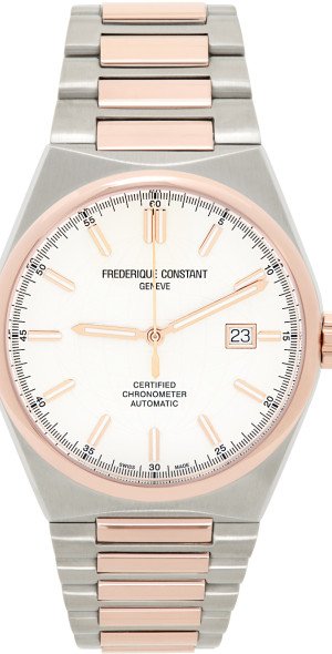 Frédérique Constant - Silver & Rose Gold Automatic COSC Watch