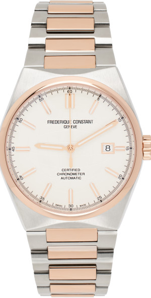 Frédérique Constant - Silver & Rose Gold Highlife Automatic COSC Watch
