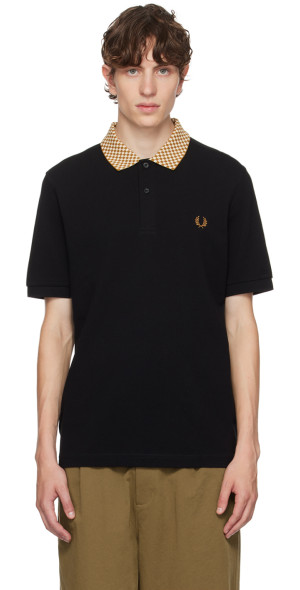 Fred Perry - Black Chequerboard Polo