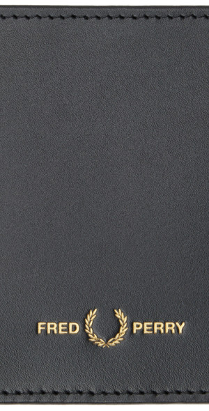 Fred Perry - Black Stamped Bifold Wallet