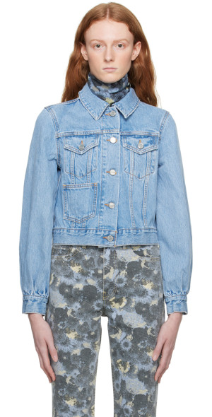 GANNI - Blue Camy Denim Jacket