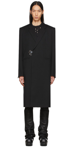 Givenchy - Black Padlock Coat