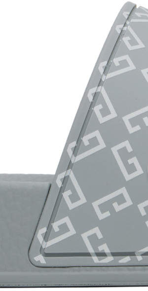 Givenchy - Gray Monogram 72 Pool Slides