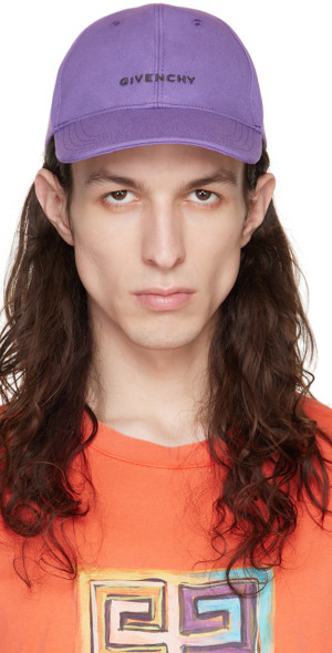 Givenchy - Purple Embroidered Cap