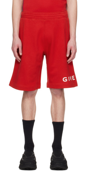 Givenchy - Red Archetype Shorts