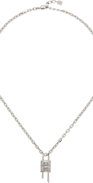 Givenchy - Silver Mini Lock Necklace