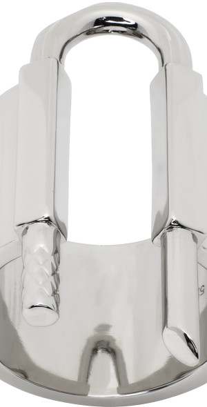 Givenchy - Silver U Lock Ring