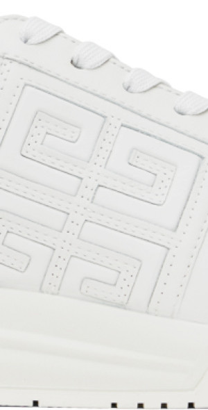 Givenchy - White 4G Sneakers